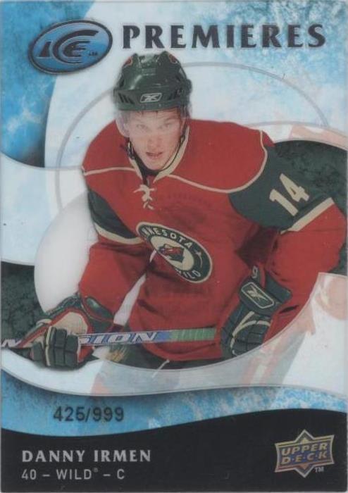2009-10 Upper Deck Ice - Ice Premieres Danny Irmen #141 /999 (RC) for ...