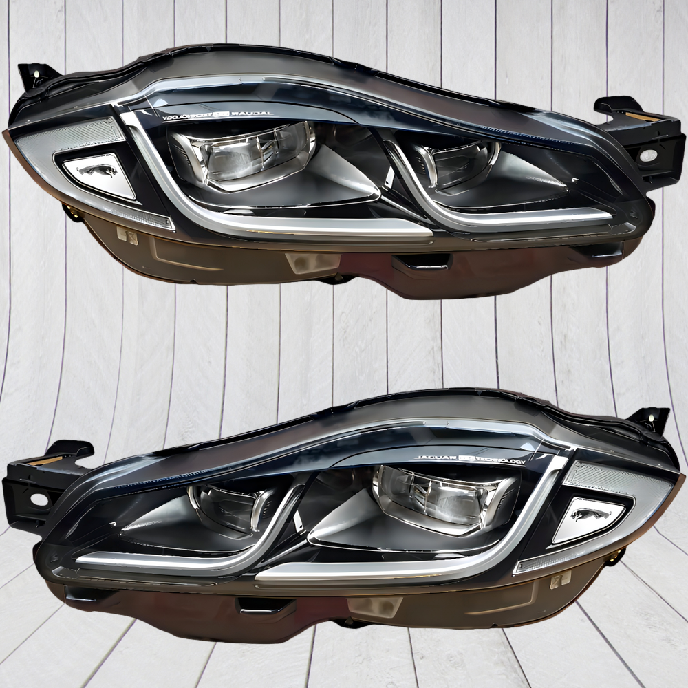 2pcs Jaguar XJ XJL X351 LED EU Headlight Left & Right 2016-2019 ...
