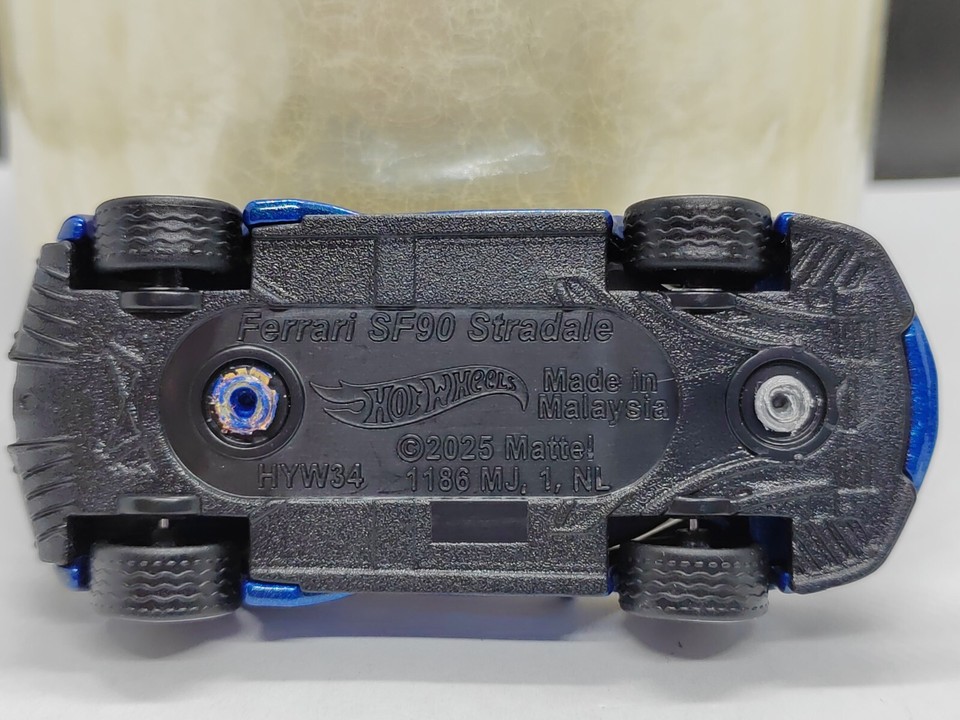 2025 Hot Wheels Proto Factory Test Color Blue Metal-Ferrari SF90 ...