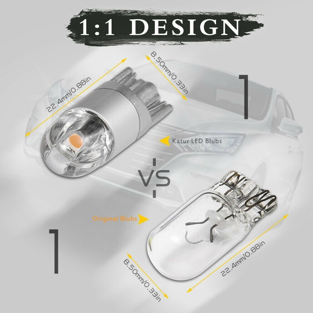 Super Bright Canbus T10 194 168 W5W 3030 2 LED SMD Purple Car Side ...