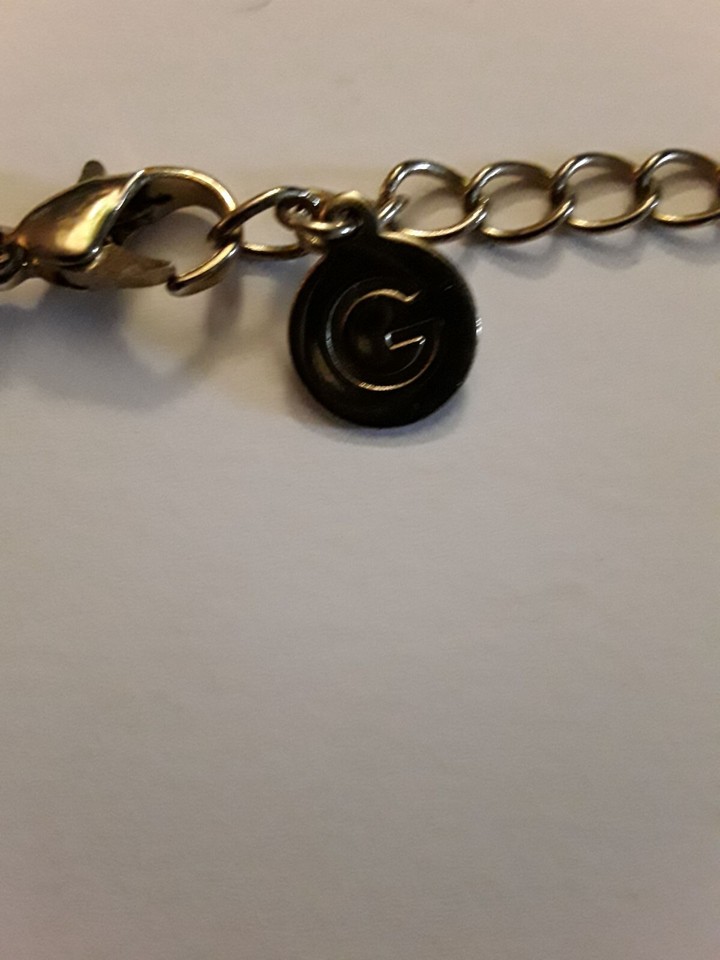 Guess Chunky Chain Hearts and Keys with Rhinestones Charm Necklace | eBay