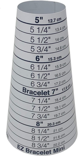 EZ Bracelet Sizer in a Travel Size- Lightweight and Easy to Transport ...