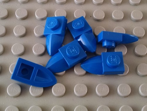 LEGO Lot of 6 Blue 1x1 Tooth Plate Pieces | eBay