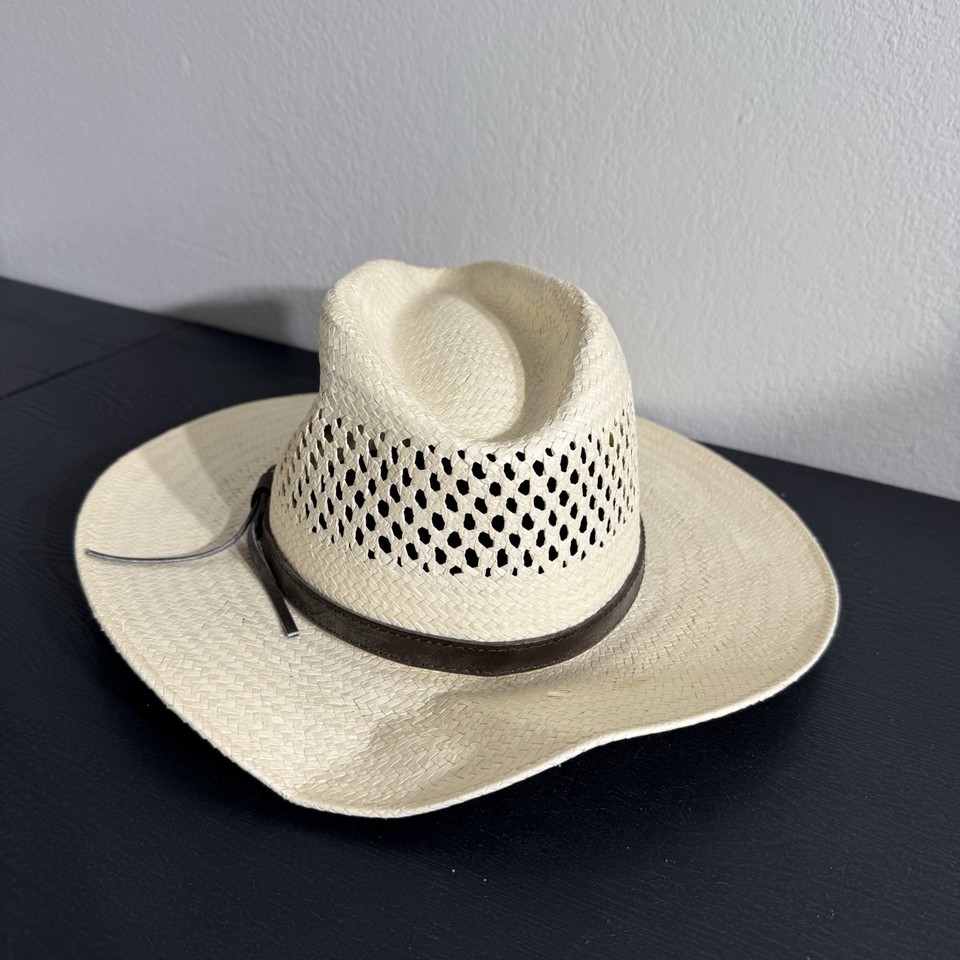 Stetson - Digger Shantung Straw Outback Hat | eBay
