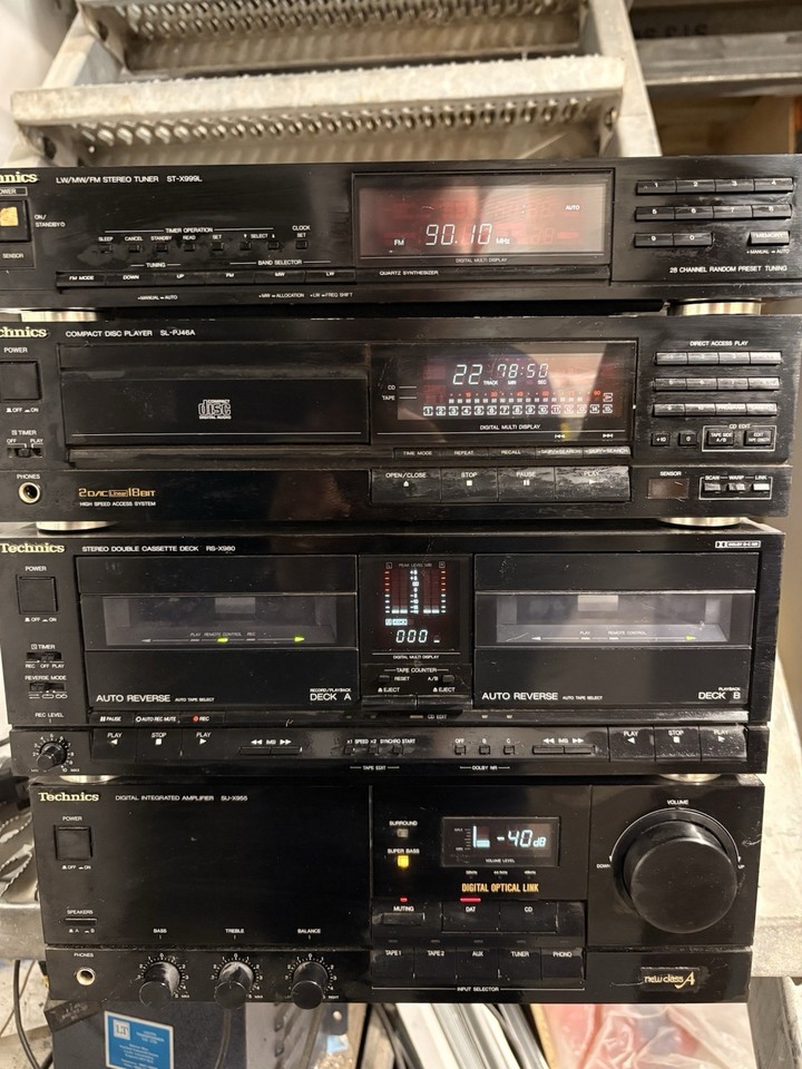 Technics SU-X955 HiFi Separates Stereo Stack System 1989- 90 | eBay UK