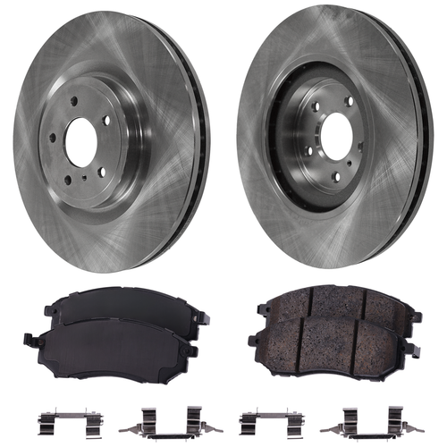 Front Brake Disc Rotors and Pads Kit Coupe Sedan for INFINITI Q70L ...