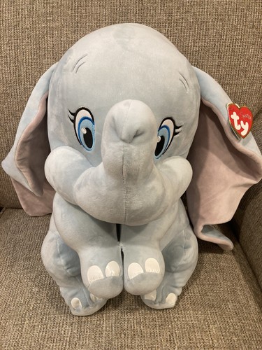 Large TY Sparkle Beanie Baby Dumbo 16" Plush Disney with Tags | eBay