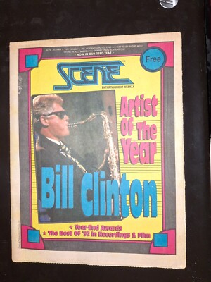 Cleveland Scene Magazine Bill Clinton January 3,1993 | eBay