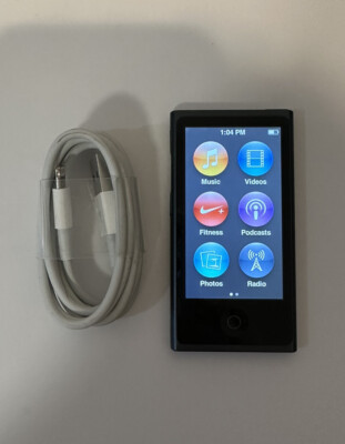Apple iPod nano 7th Generation Slate (16 GB) Good Condition ...