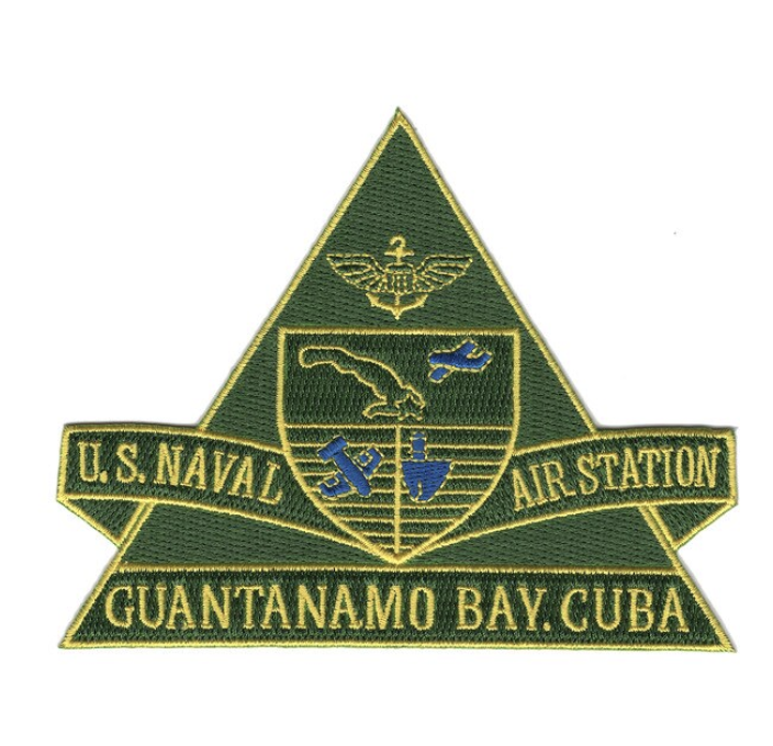 5" NAVY NAVAL AIR STATION GUANTANAMO BAY CUBA EMBROIDERED PATCH | eBay