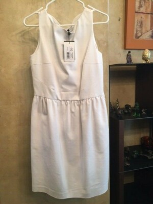 Brand New women's Cara Cross Italian White Dress, size 10. Original ...