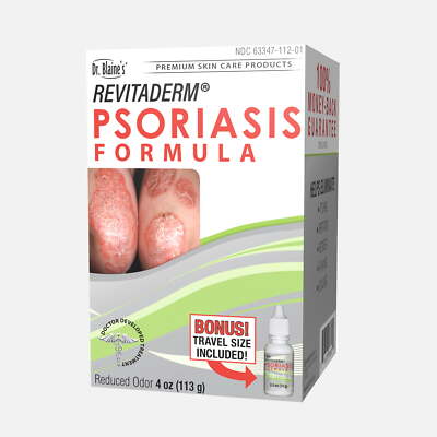Dr. Blaine's Revitaderm Psoriasis Formula Reduced Odor Formula Daily ...