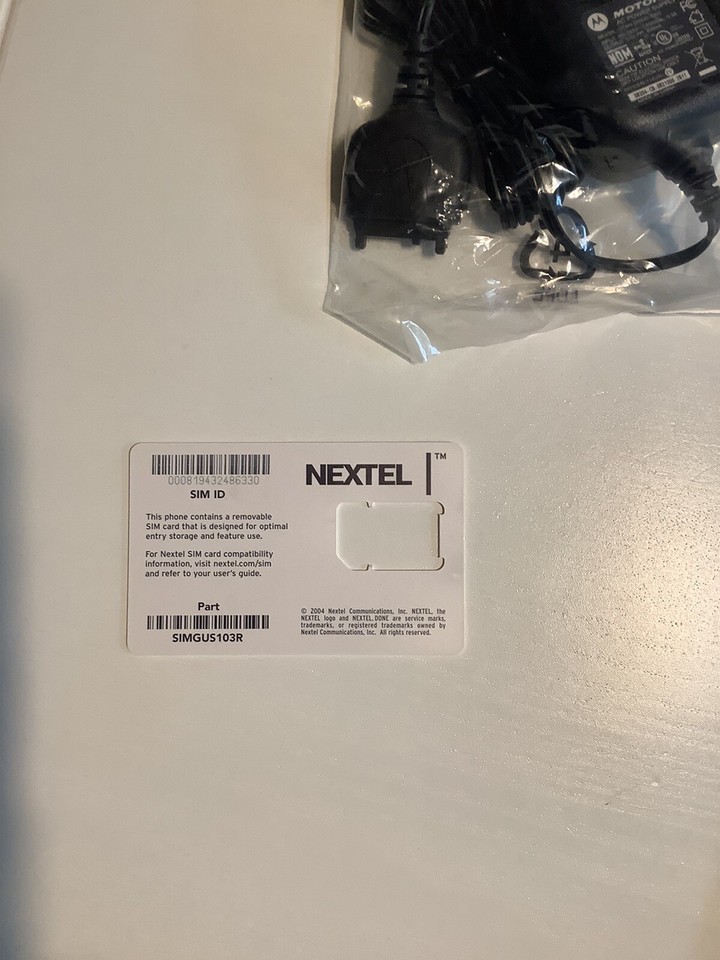 Motorola Nextel i365 (New) Rugged Cell Phone DIRECT Connect | eBay