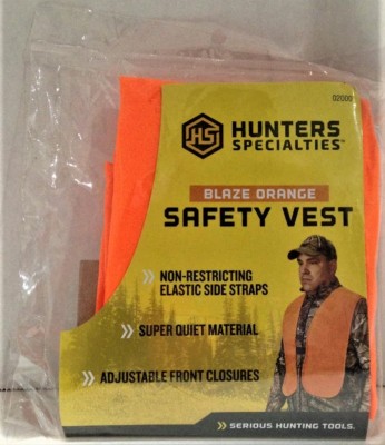 Hunters Specialties - Safety Vest - Blaze Orange - Model #02000 | eBay