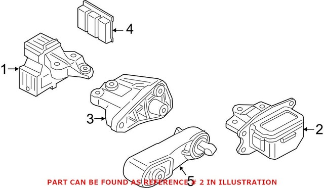 Genuine BMW I8 Engine Mount Left OE 22316853451 for sale online | eBay