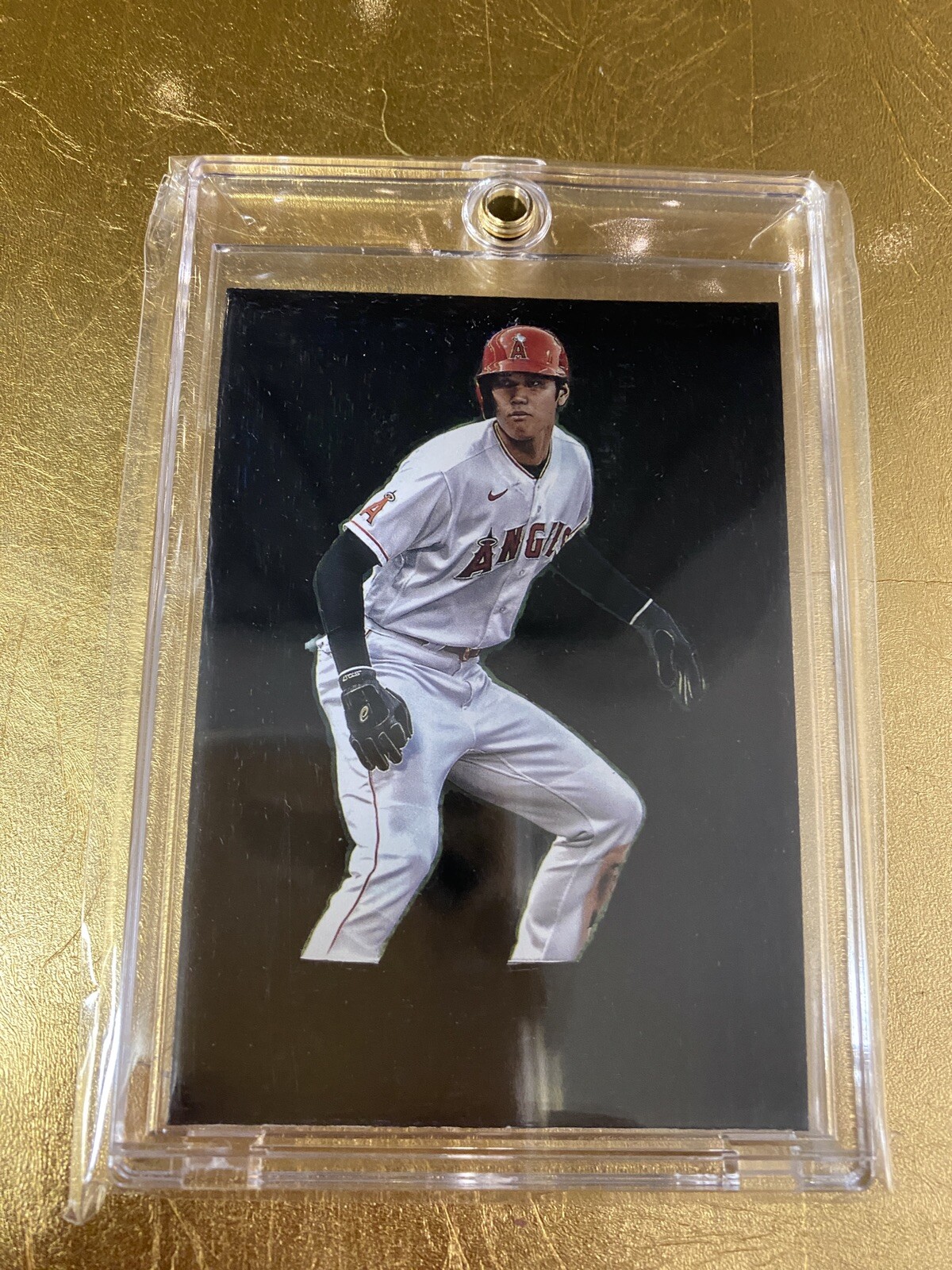 2021 Shohei Ohtani TOPPS Chrome BLACK CUSTOM ART CARD | eBay