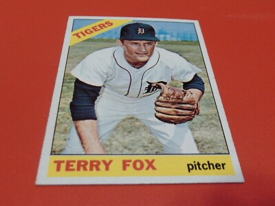 1966 TOPPS # 472 TERRY FOX TIGERS NEAR MINT / MINT OR BETTER !! | eBay