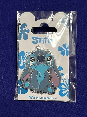 New Disneyland Paris Lilo And Stitch Sad Crying Pin | eBay