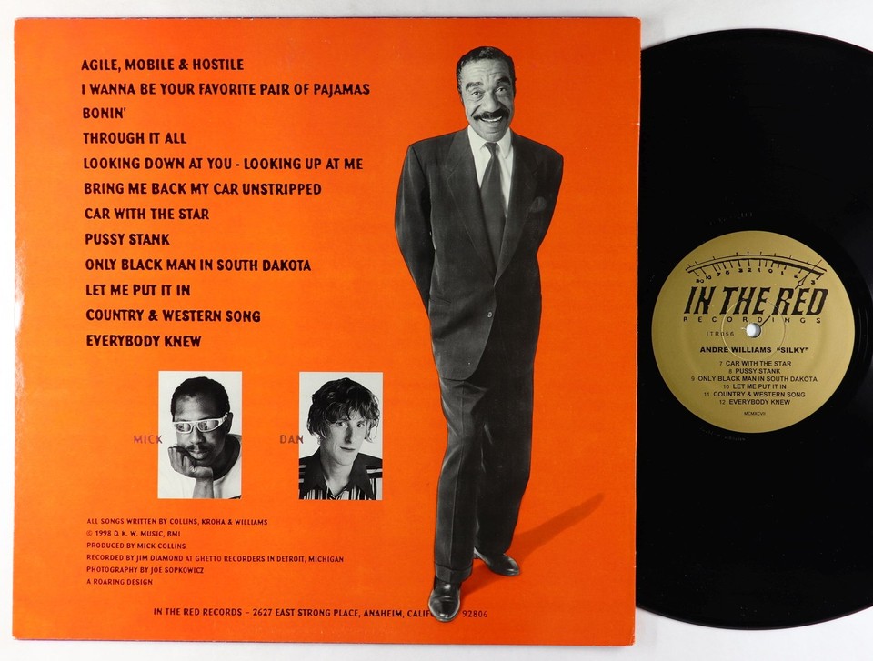 Andre Williams - Silky LP - In The Red VG+ | eBay