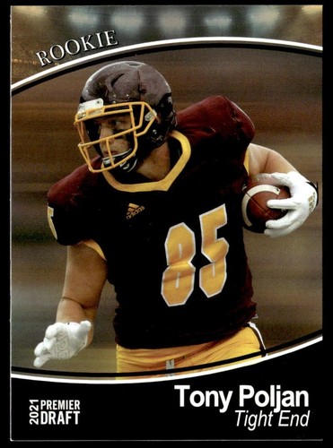 2021 SAGE Premier Draft Gold Tony Poljan Virginia Cavaliers #98 | eBay