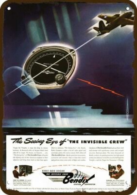 1942 BENDIX AVIATION Vintage Look DECORATIVE METAL SIGN - BOMBER ...