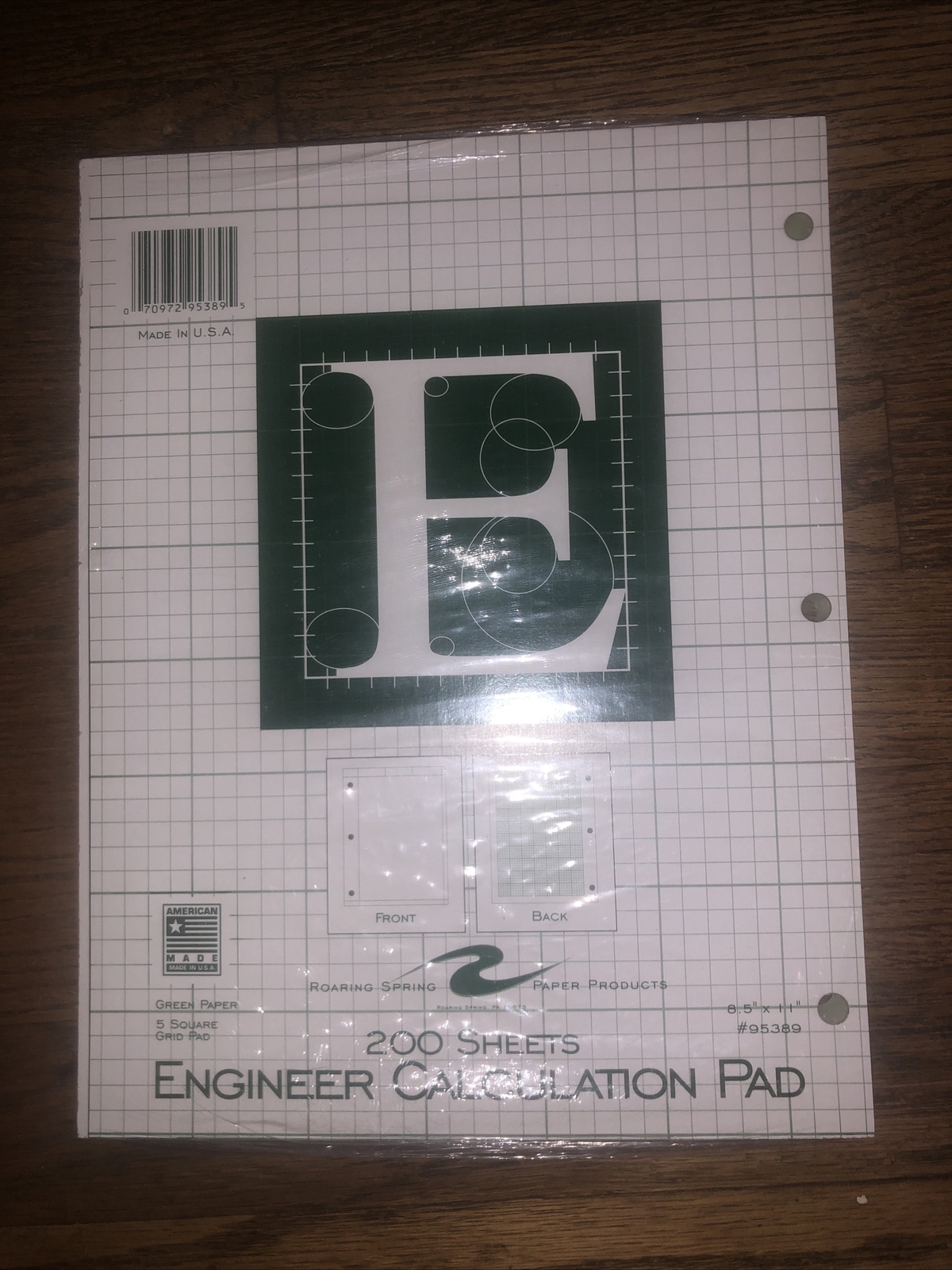 Engineering Paper - 200 Sheets Each - Engineering Calculation Pad ...