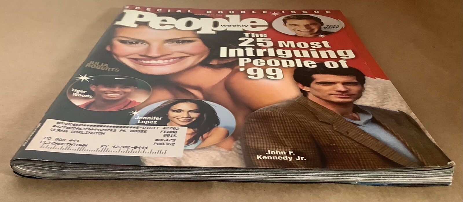 JFK People Magazine Dec 31 1999 Special Double Issue Most Intriguing ...