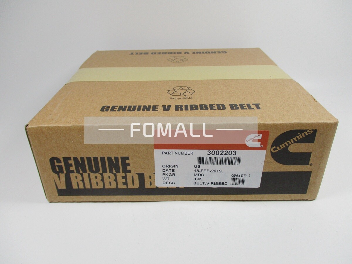 1PCS New 3002203 For Cummins KTA19 engine Fan Belt | eBay