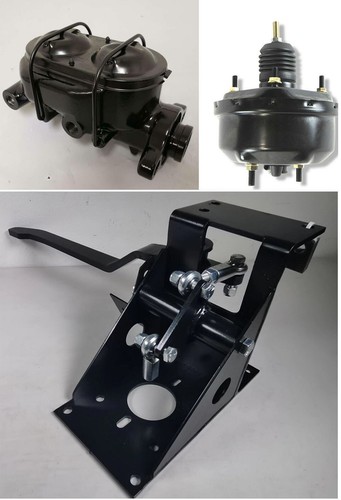 Universal 90 Degree Under Dash Power Brake Pedal and Booster Master ...