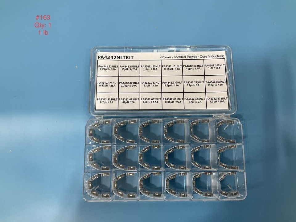 Pulse Electronics Designers Sample Kit Molded Power Core Inductors ...