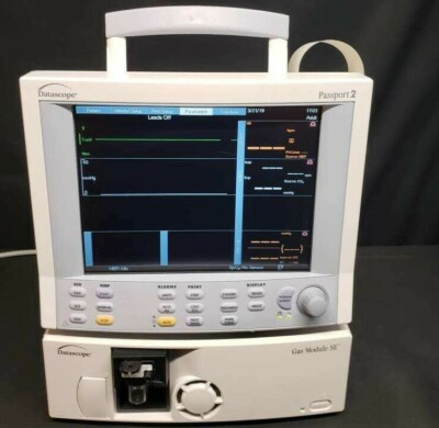 Datascope Passport 2 w/ Gas Module SE - Masimo Spo2, ECG, NIBP - Biomed ...