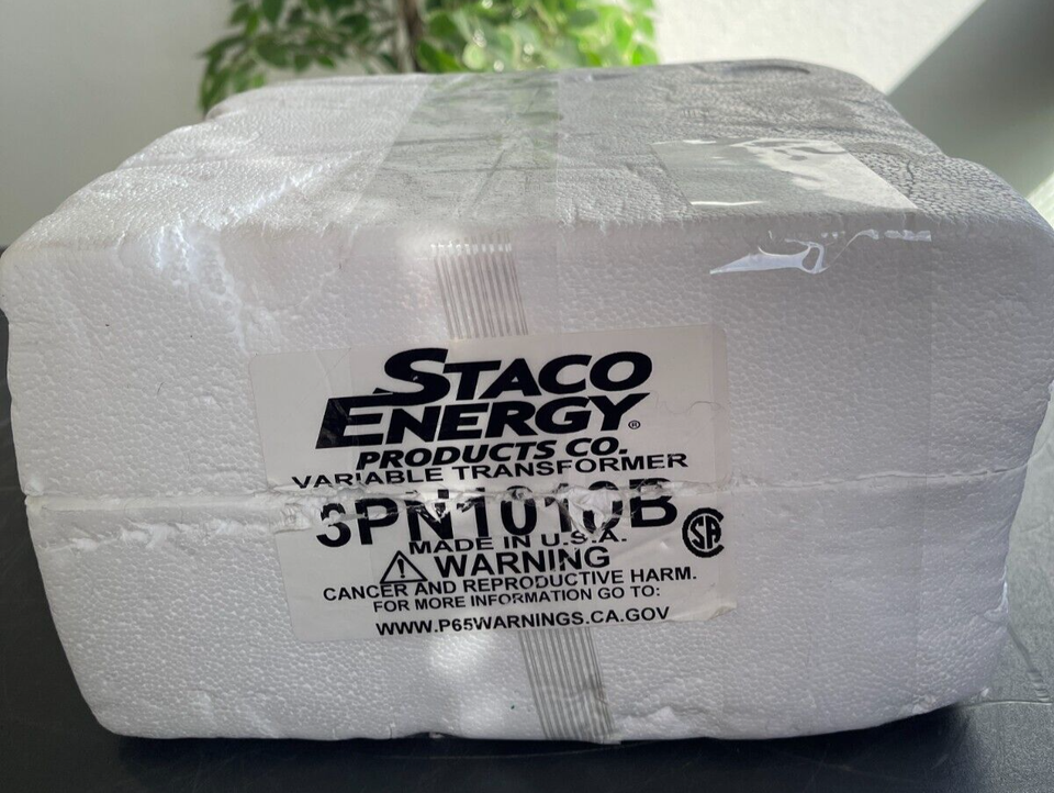 STACO ENERGY Type 3PN1010B INPUT 120 V 50/60Hz Autotransformer | eBay