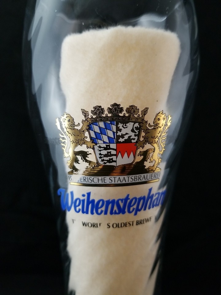 Weihenstephan German Brewery Tall 0.5L Pilsner Beer Swirled Glass 9 1/2 ...