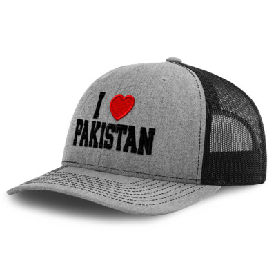 Richardson Trucker Hat I Love Pakistan I Love Polyester Baseball Cap | eBay