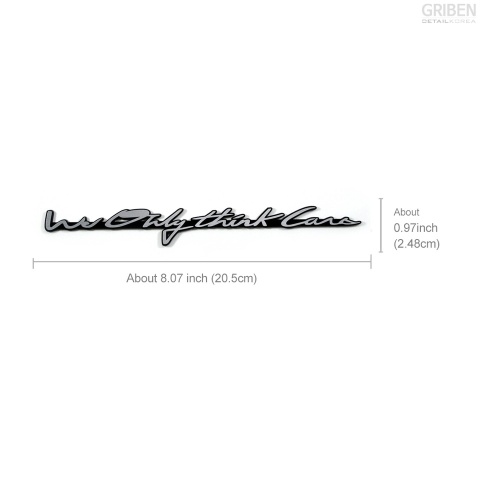 Griben Car Slogan Badge Lettering Emblem 30125 for All Cars | eBay