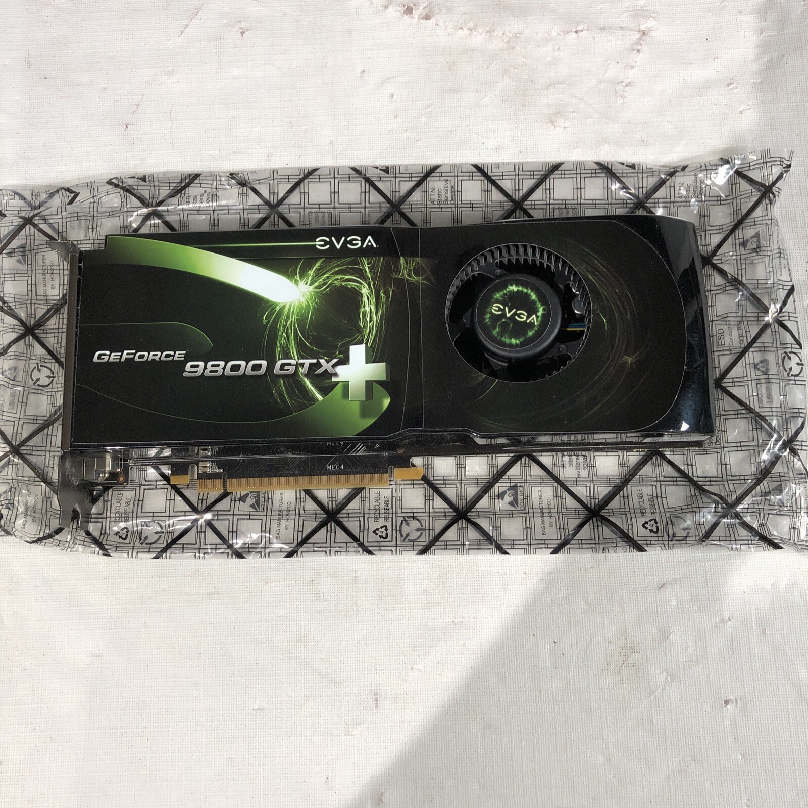 EVGA Nvidia GeForce 9800 GTX 512 MB DDR3 SDRAM PCI Express x16 Video ...