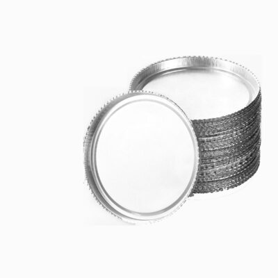 50 Pcs Lab Aluminum Foil Weighing Pan Moisture Analyzer Disposable ...