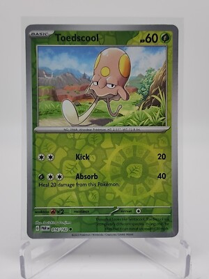 Toedscool [Reverse Holo] 16/182 Pokémon TCG Paradox Rift | eBay