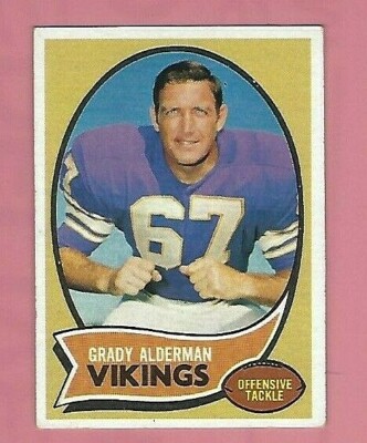 1970 TOPPS GRADY ALDERMAN FOOTBALL CARD #108 | eBay