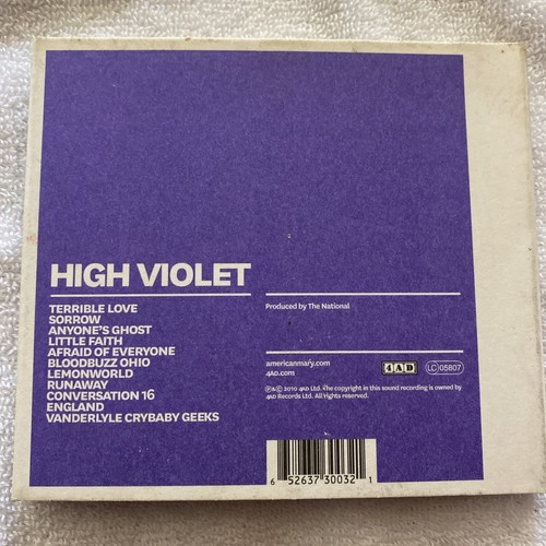 High Violet [Limited Edition] by The National (CD, 2010, 4AD (USA)) for ...