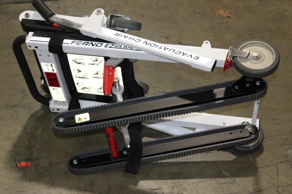 Ferno Model EZ Glide Evacuation Chair 500LB Stair Chair ~ EMS, Fire ...