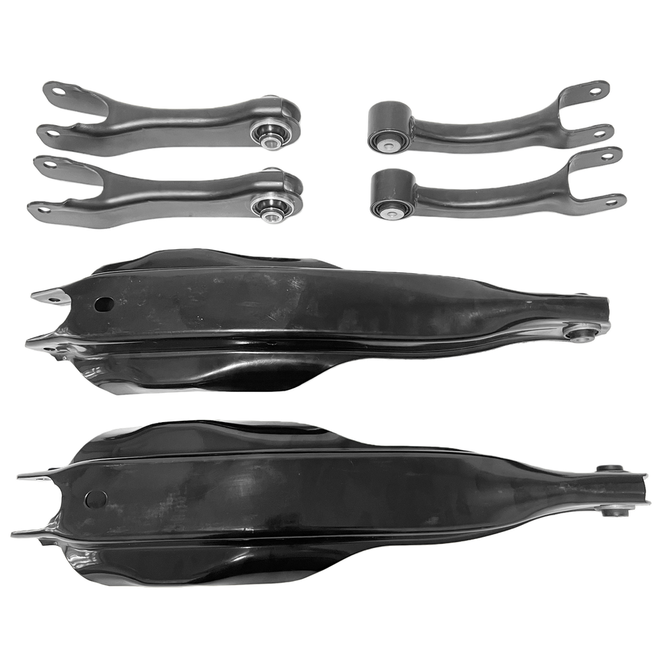 6PCS Rear Upper & Lower Control Arms Lateral Set Fit For Jeep Cherokee ...