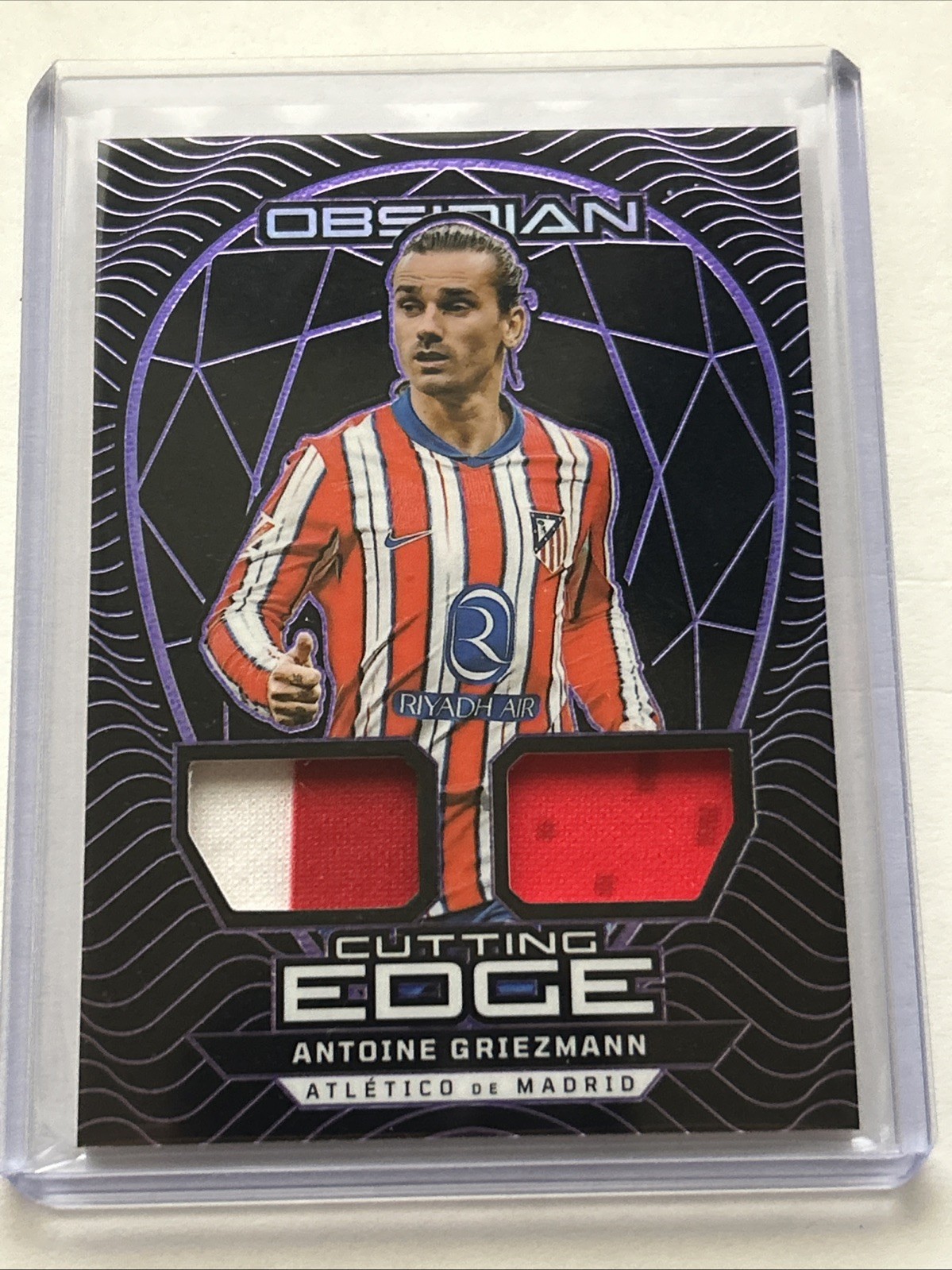 Antoine Griezmann 2024 Obsidian #CE-AG Cutting Edge - Electric Etch Red ...