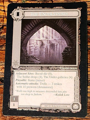 1x The Under-Courts Middle Earth MECCG CCG NM Uncommon ( Against the ...