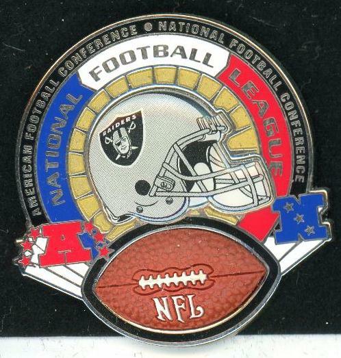 Raiders Vintage Pin Choice Pins Oakland NFL AFC las vegas rice moss ...