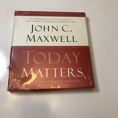 Today matters By John C. Maxwell Audio Book | eBay