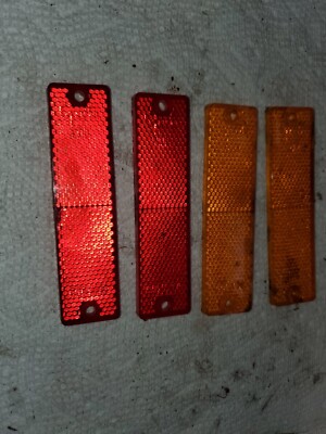 OEM ARCTIC CAT ZR ZL Z POLARIS FRONT REAR BACK REFLECTOR REFLECTORS SET ...