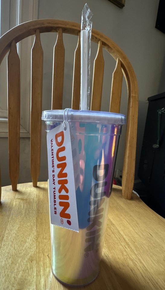 Dunkin’ 2024 Collection - Valentine’s Day Iridescent Tumbler (Clear ...