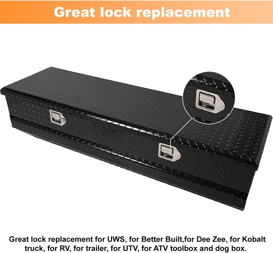 Truck Tool Box Latch Replacement Kit- 304 Stainless Truck Toolbox Lock ...