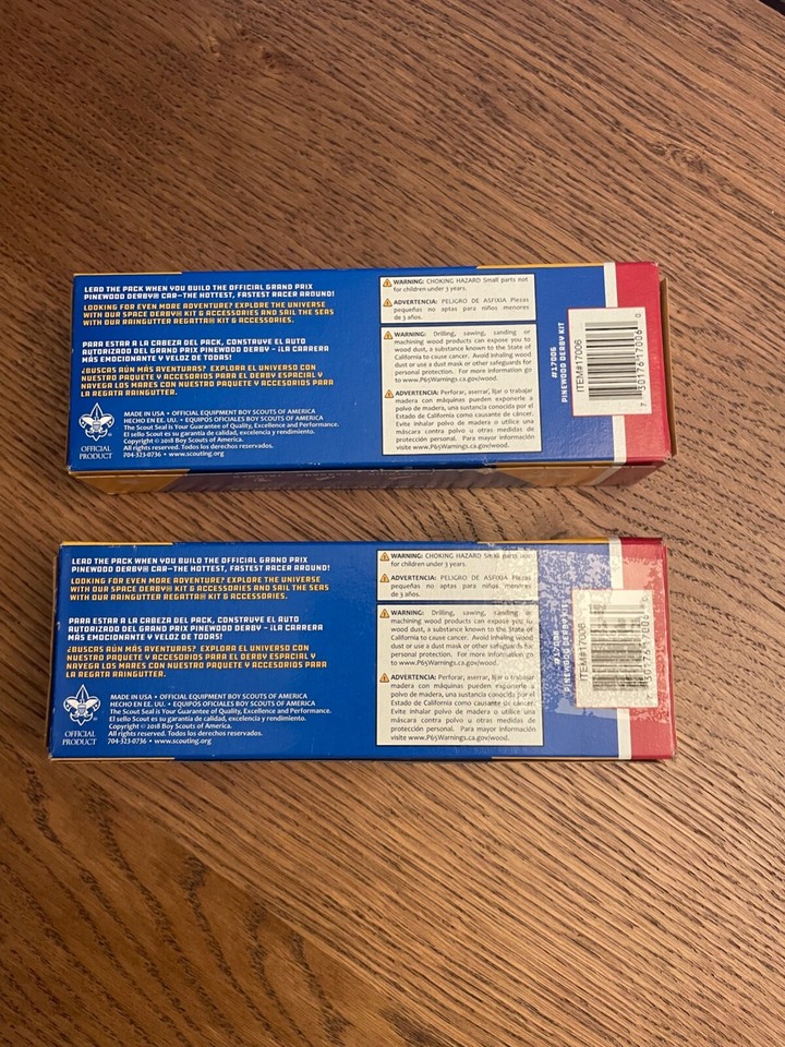 BRAND NEW: BOY SCOUTS OF AMERICA OFFICIAL PINEWOOD DERBY CAR KIT ...